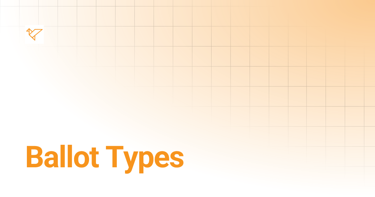 Ballot Types | Swarm Network